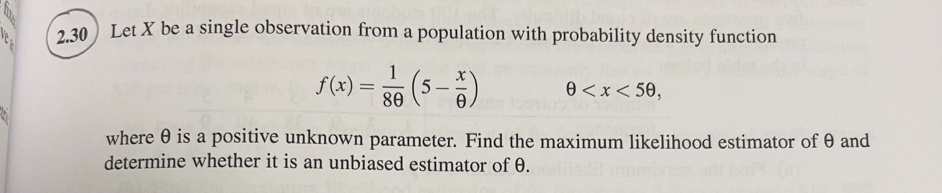 Solved Let X be a single observation from a population with | Chegg.com