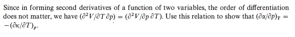 Solved Since in forming second derivatives of a function of | Chegg.com