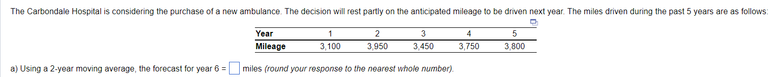 Solved \begin{tabular}{lccccc} \hline Year & 1 & 2 & 3 & 4 & | Chegg.com