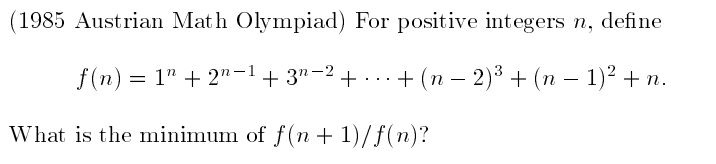 Solved (1985 Austrian Math Olympiad) For positive integers | Chegg.com