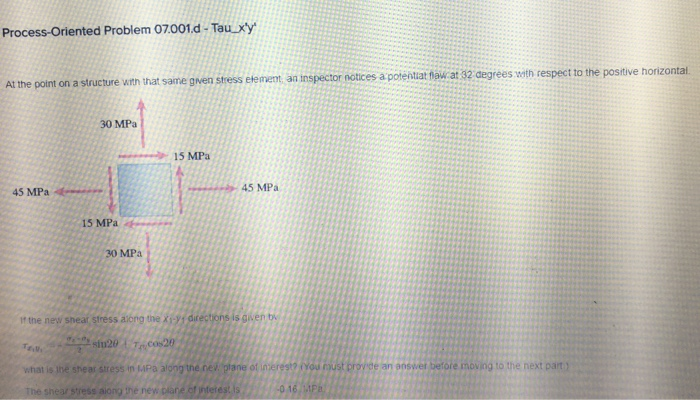 Solved Process-Oriented Problem 07.001.c-Sigma_y At the | Chegg.com
