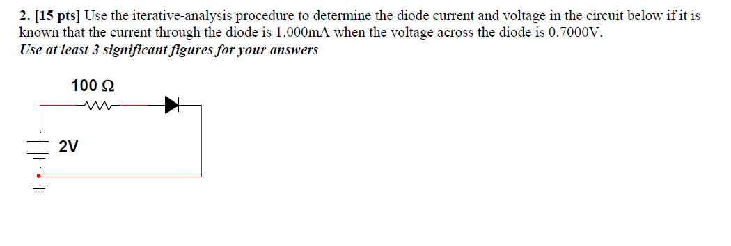 Solved 2. [15 pts] Use the iterative-analysis procedure to | Chegg.com