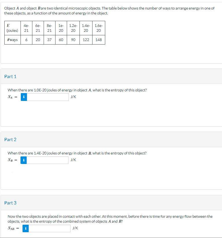 Object A and object B ﻿are two identical microscopic | Chegg.com