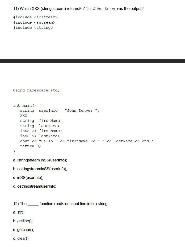 Solved 4) What is the output if the input istom - Sawyer? | Chegg.com