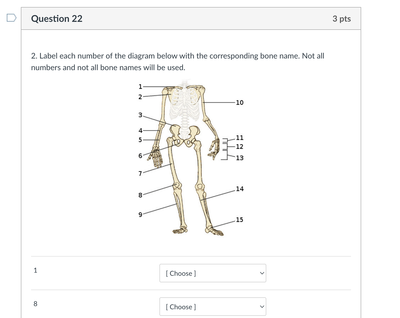 Solved 2. Label each number of the diagram below with the | Chegg.com