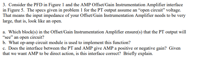 Solved 3. Consider the PFD in Figure 1 and the AMP | Chegg.com