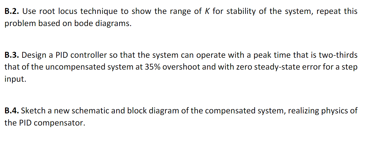 Solved B.1. Considering the block diagram below, by showing | Chegg.com