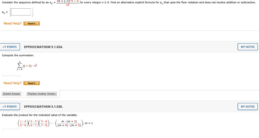 Solved - 8n + (-1)"4 - 46 Consider the sequence defined by | Chegg.com