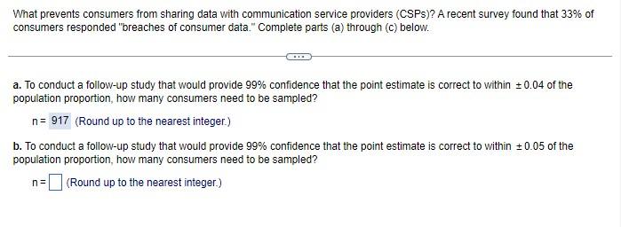 Solved What prevents consumers from sharing data with | Chegg.com