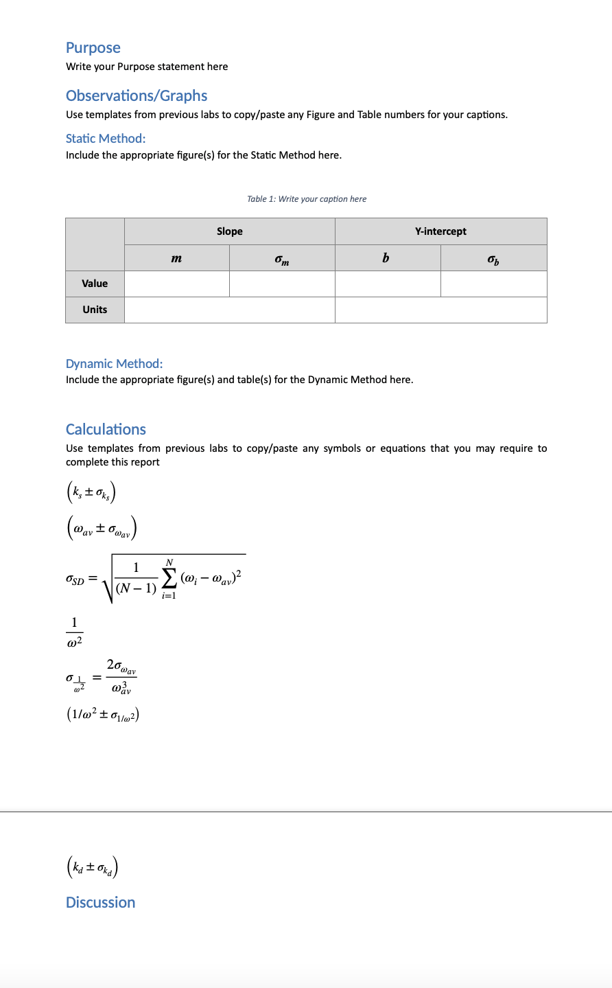 I need to make a lab report on lab spring constant I | Chegg.com