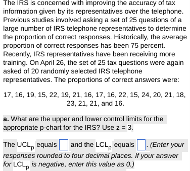 Solved The IRS is concerned with improving the accuracy of | Chegg.com