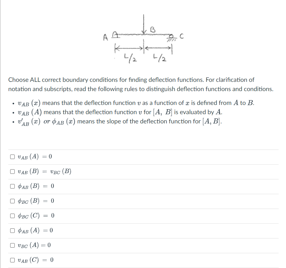 Solved А A A name с K 냐 니 Choose ALL correct boundary | Chegg.com