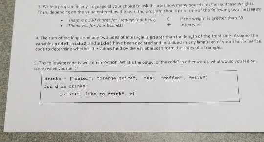Solved 3. Write a prOgram in any language of your choice to | Chegg.com