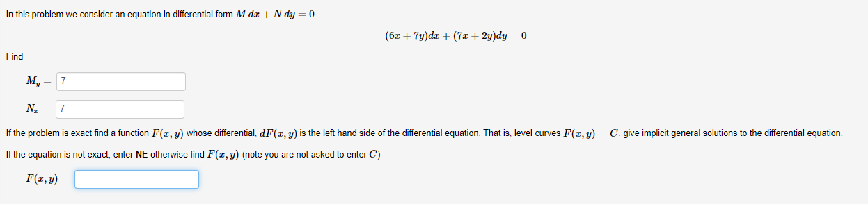 Solved In this problem we consider an equation in | Chegg.com