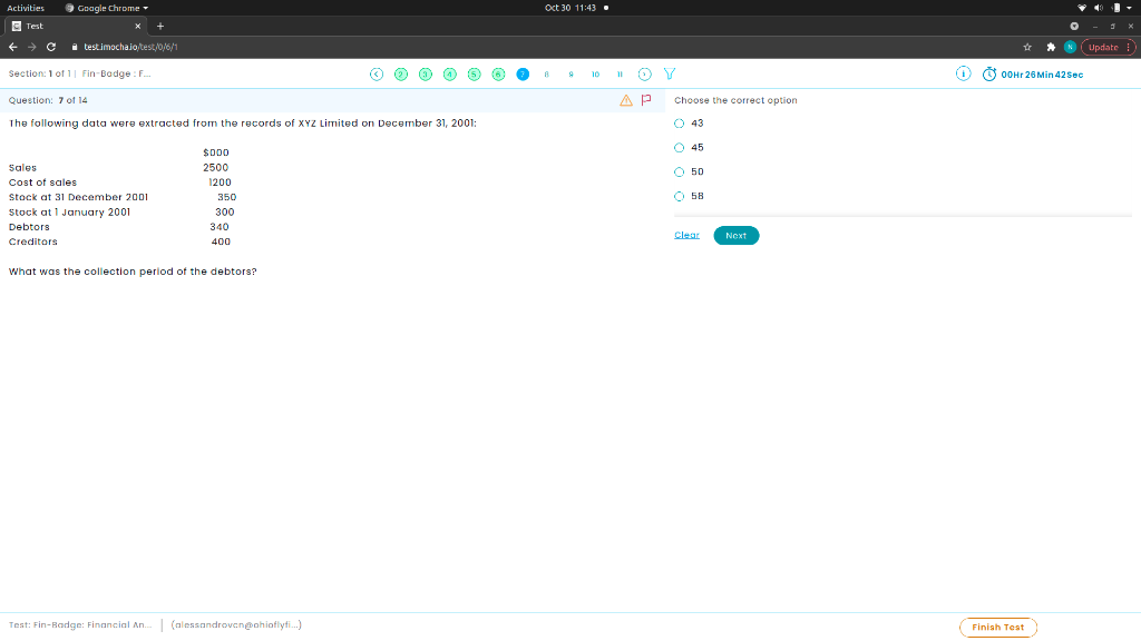 Solved The fallowing data were extracted from the records of | Chegg.com