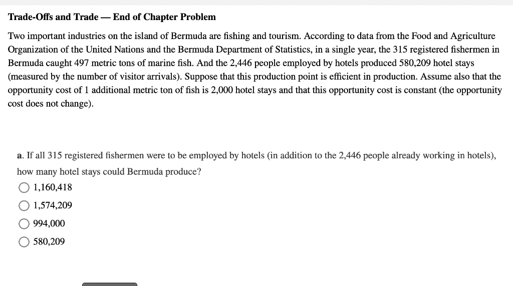 Solved Trade-Offs and Trade – End of Chapter Problem Two | Chegg.com