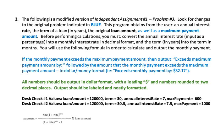 Solved 3. The following is a modified version of Independent | Chegg.com