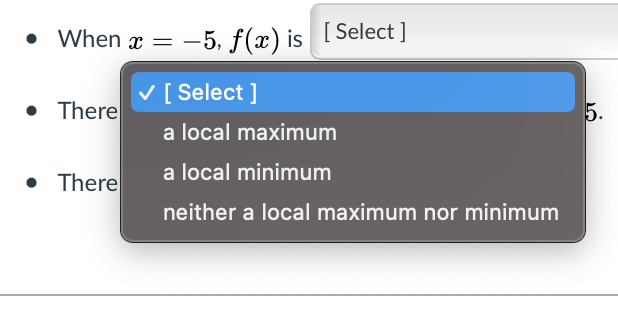 Solved Use the below sign chart for f′(x) to answer the | Chegg.com