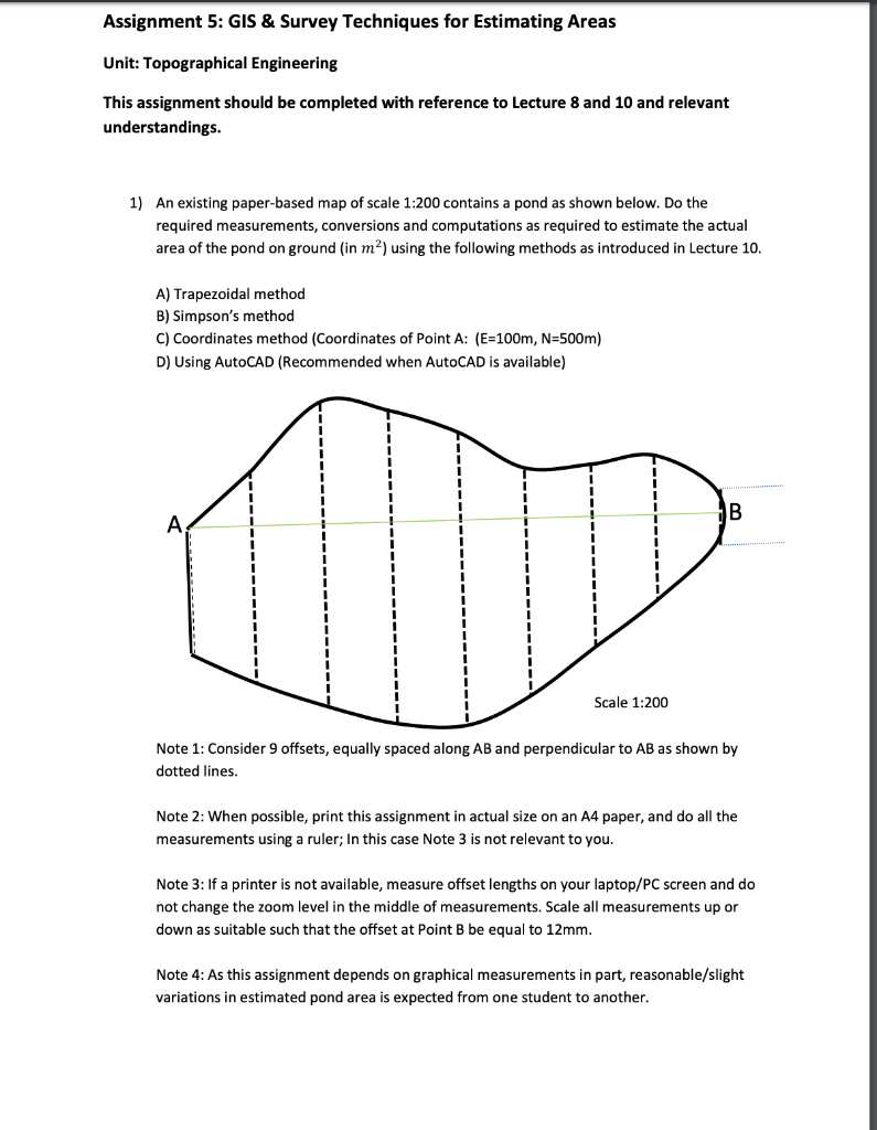Solved Assignment 5: GIS & Survey Techniques for Estimating | Chegg.com