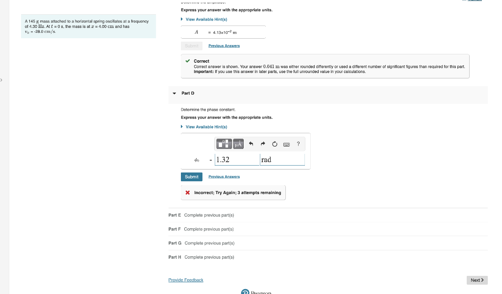 Solved Express your answer with the appropriate units. View | Chegg.com