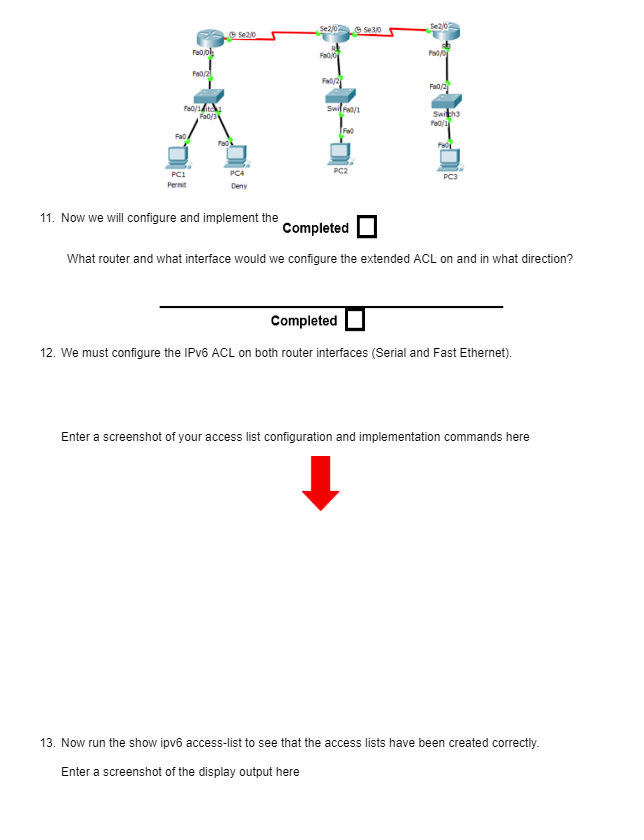 IPV6 ACL III - Telnet Objective Configure an IPv6 ACL | Chegg.com