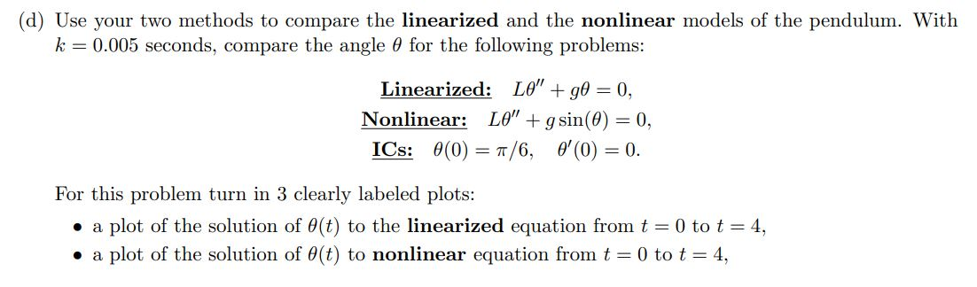 Numerical Methods for Ordinary Differential | Chegg.com
