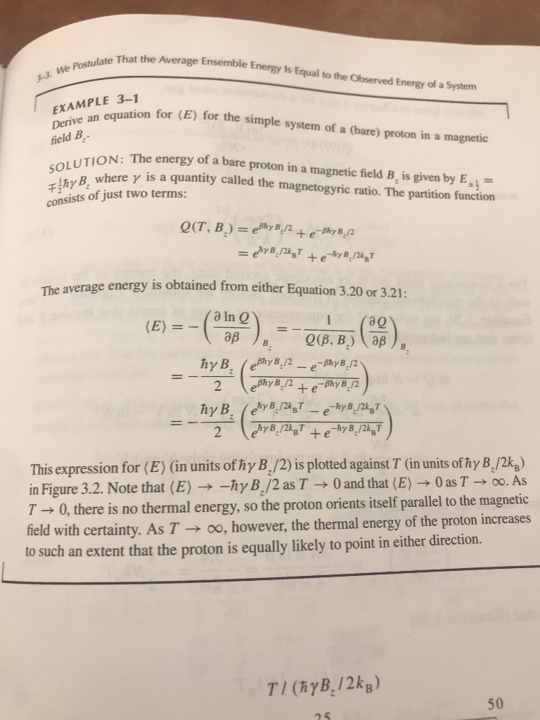 Solved 3-5. Show that the partition function in Example 3-1 | Chegg.com