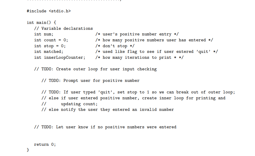 Solved Program in c and reference from the starter and | Chegg.com