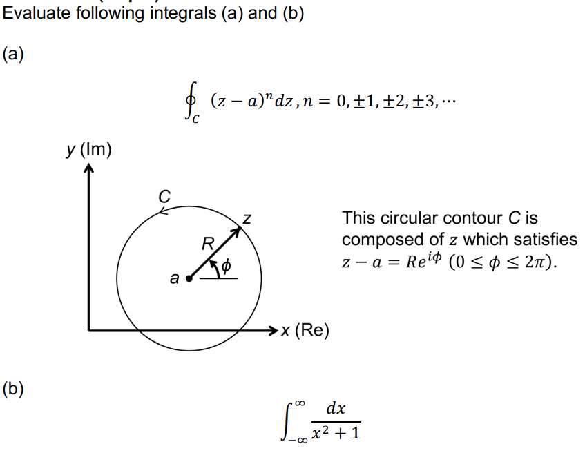 Solved Evaluate following integrals (a) and (b) (a) | Chegg.com