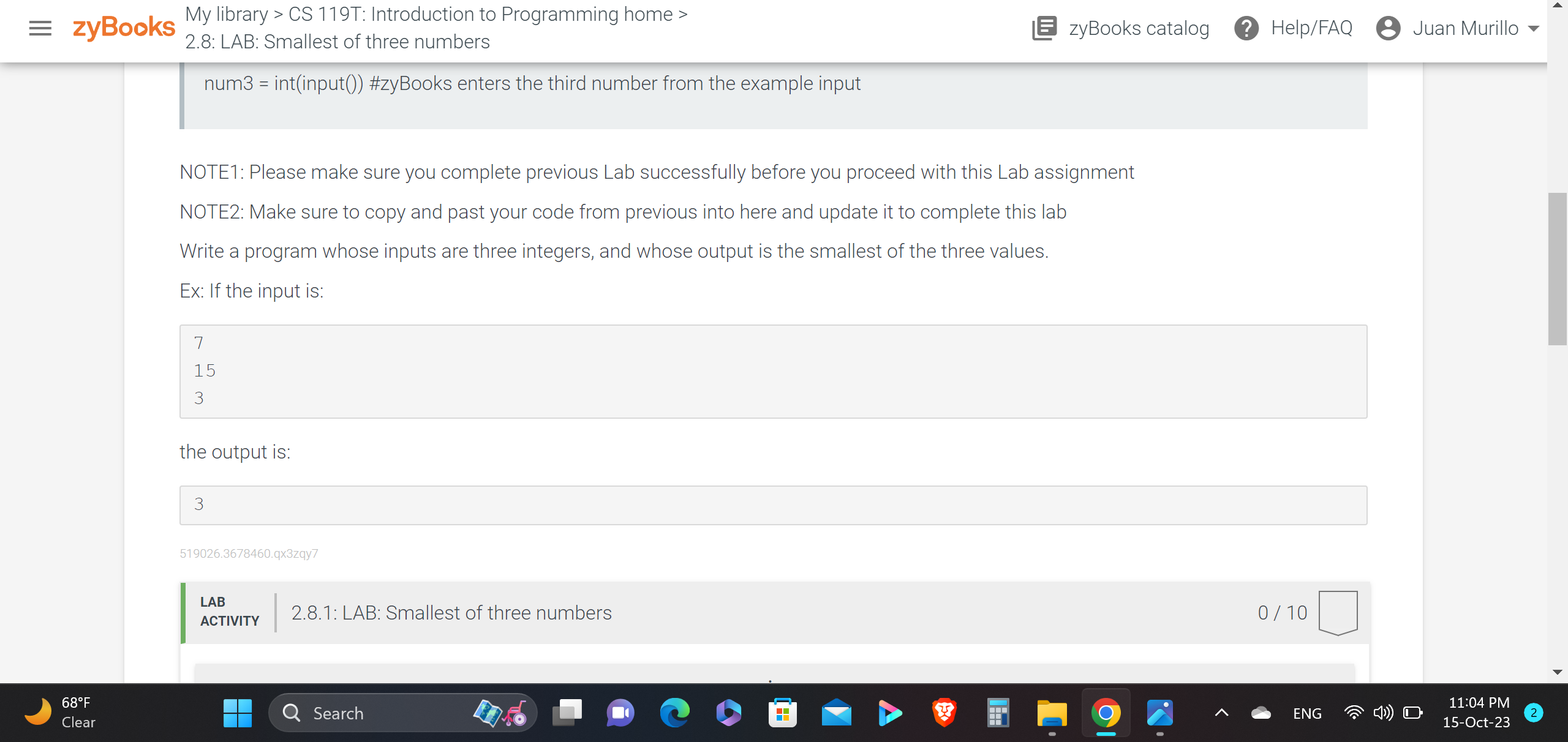 Solved NOTE1: Please make sure you complete previous Lab | Chegg.com