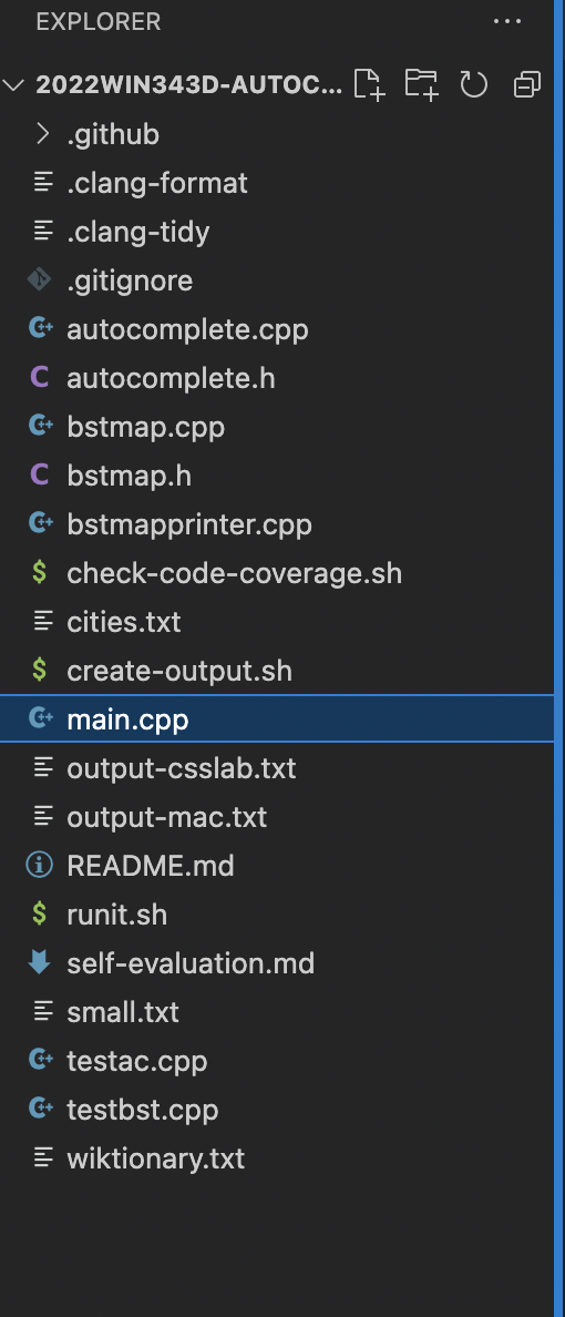 Solved Write a c++ program to implement autocomplete for a | Chegg.com
