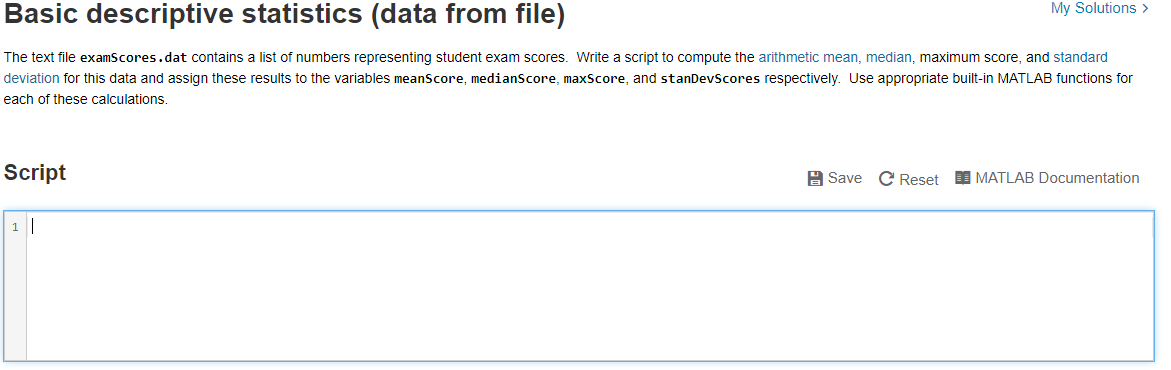 Solved Basic descriptive statistics (data from file) My | Chegg.com