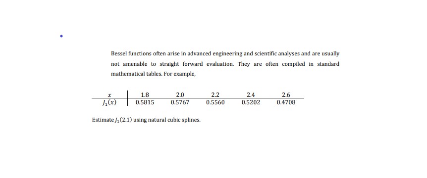 Solved Bessel functions often arise in advanced engineering | Chegg.com