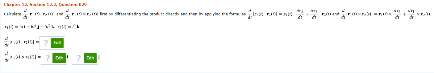 Solved Chapter 12, Section 12.2, Question 029 d Calculate | Chegg.com