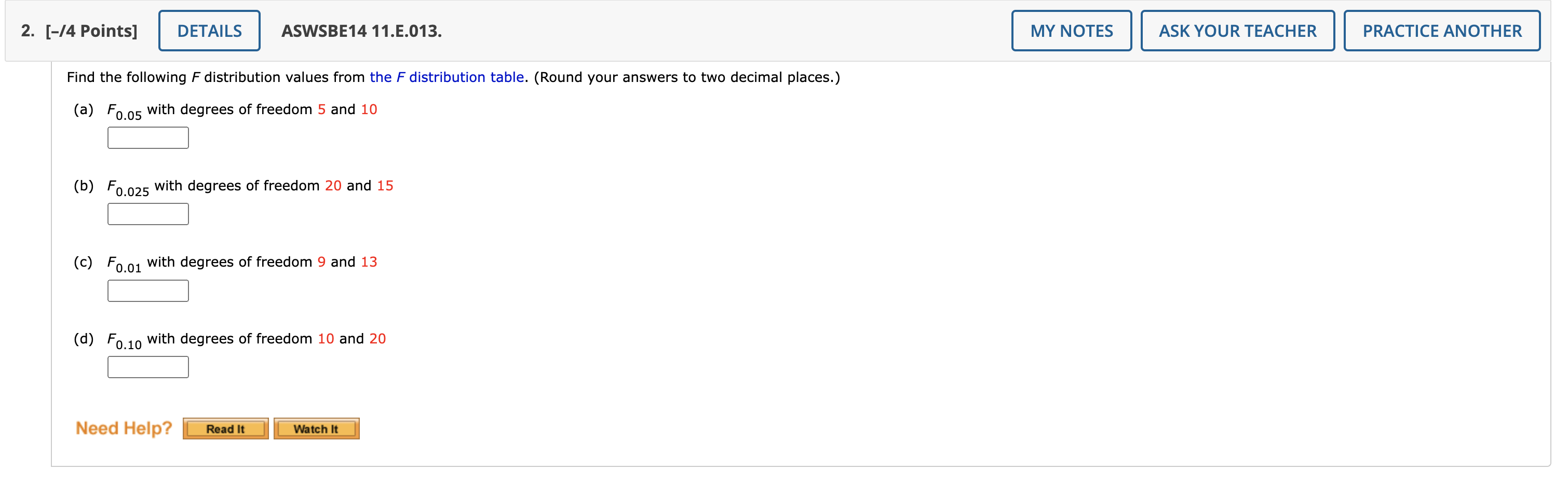 Solved Find the following F distribution values from the F | Chegg.com Solved Find the following F distribution values from the F | Chegg.com