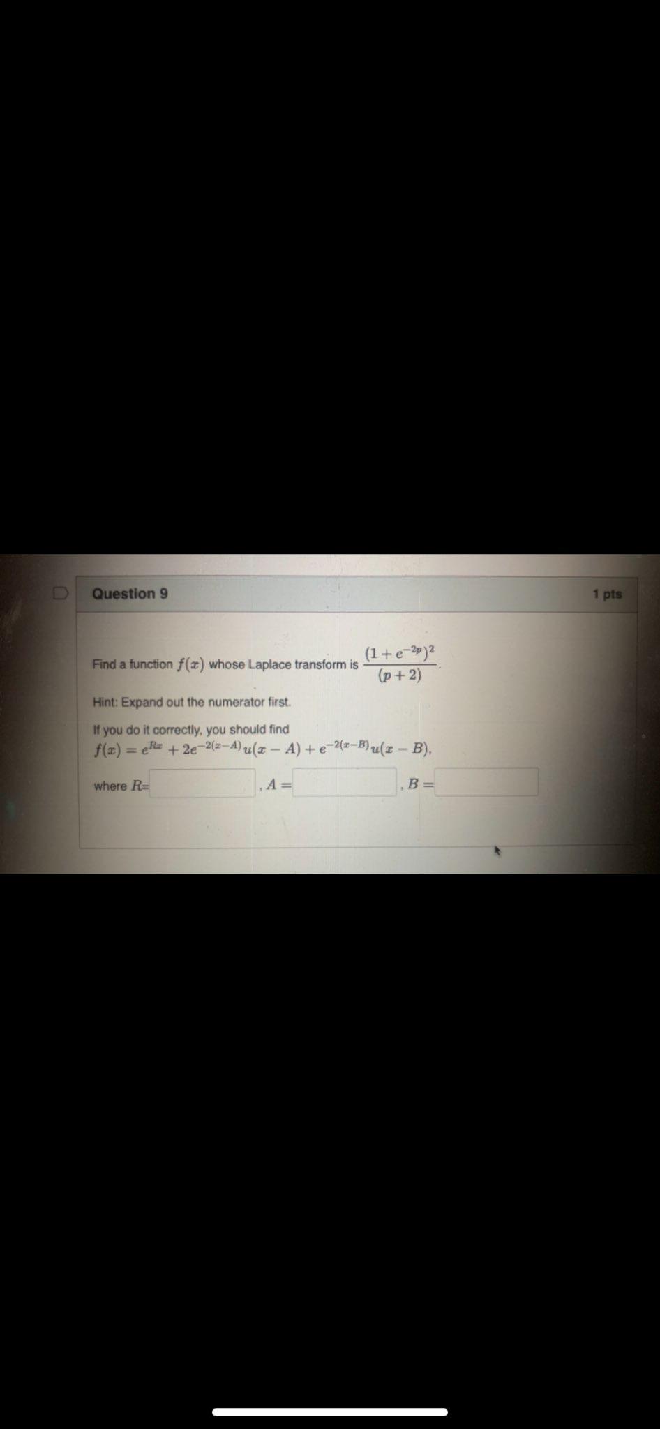 Solved Find a function f(x) whose Laplace transform is | Chegg.com