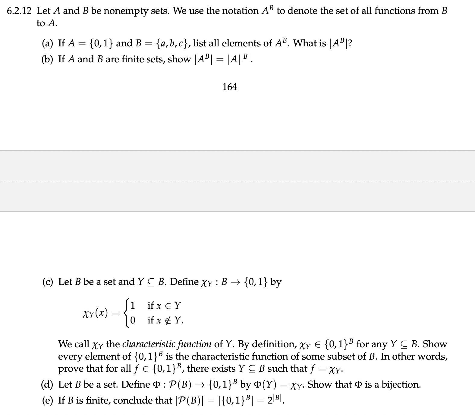 Solved 6.2.12 Let A and B be nonempty sets. We use the | Chegg.com