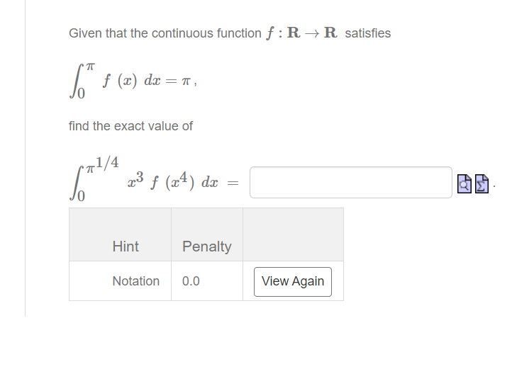 Solved Given that the continuous function f:R→R satisfies | Chegg.com