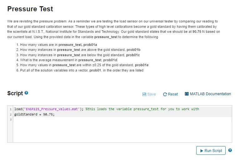 Solved Pressure Test We are revisting the pressure problem. | Chegg.com
