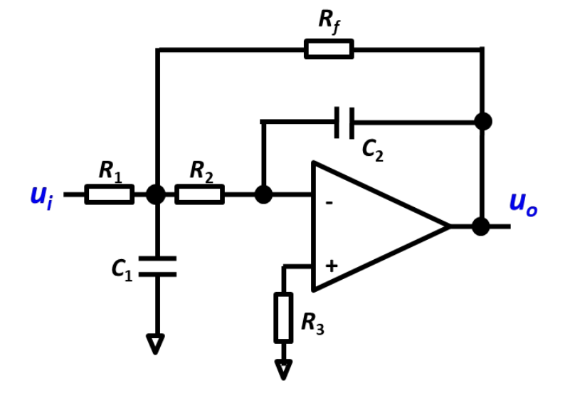 Solved For the second-order low-pass filter circuit in the | Chegg.com