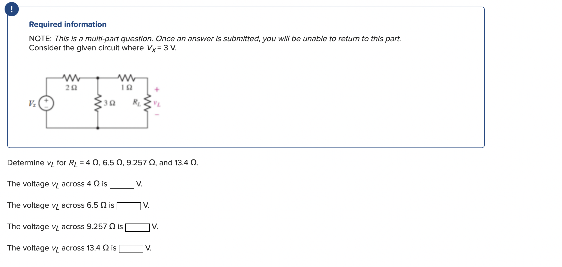 Solved !Required informationNOTE: This is a multi-part | Chegg.com