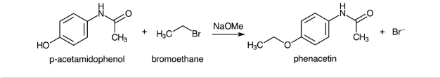 p-acetamidophenol bromoethane phenacetinMass of | Chegg.com