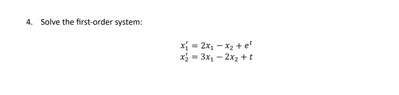 Solved Solve the first-order | Chegg.com