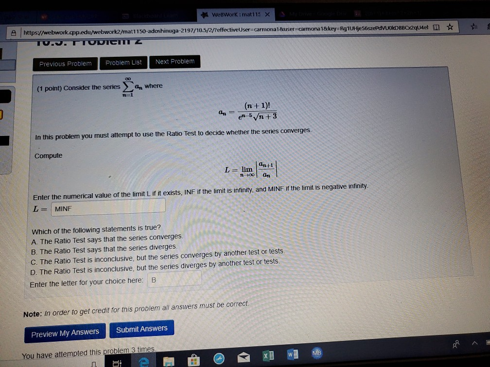 Solved WeBWorK: mat115 X | Chegg.com