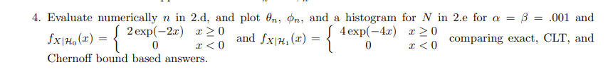 Solved 4. Evaluate numerically n in 2.d, and plot θn,ϕn, and | Chegg.com