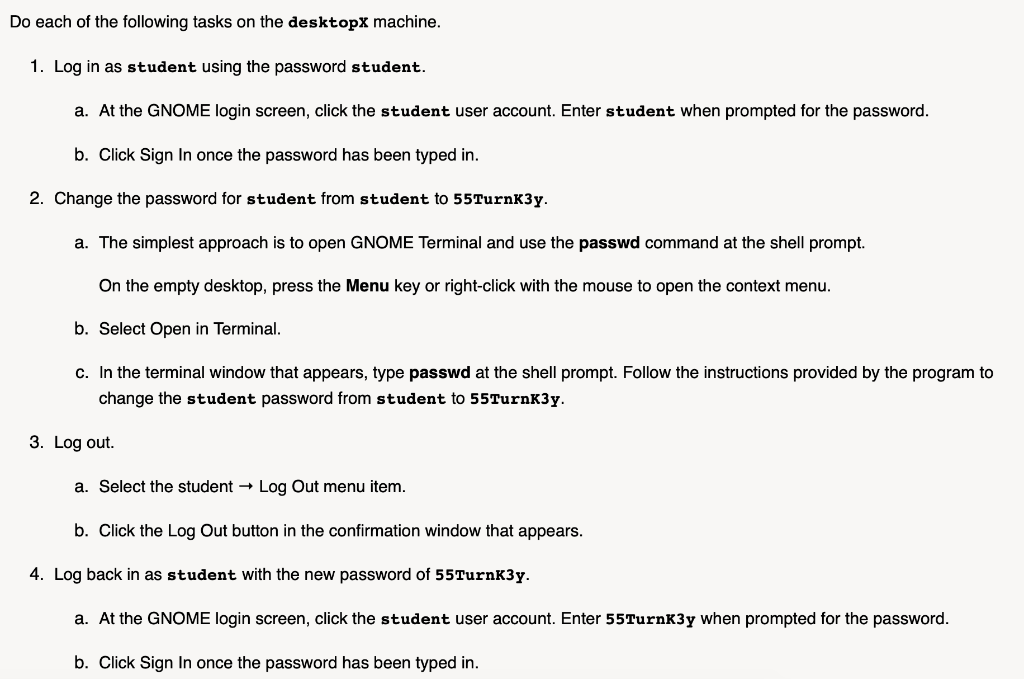 Solved Red Hat Assignment I need a screenshot of Lesson 3 | Chegg.com