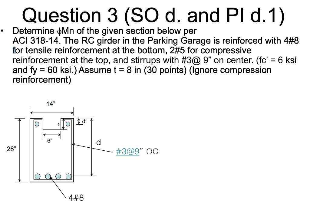 Solved Question 3 (SO d. and Pl d.1) Determine PMn of the | Chegg.com