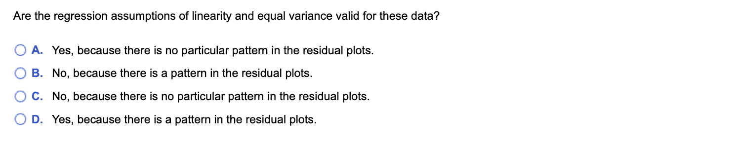 Are The Regression Assumptions Of Linearity And Equal