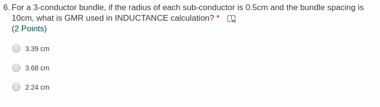 Solved 6. For a 3-conductor bundle, if the radius of each | Chegg.com