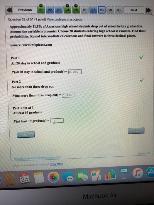 Solved Previous 21 22 23 24 25 26 27 28 29 30 Queston 28 of | Chegg.com